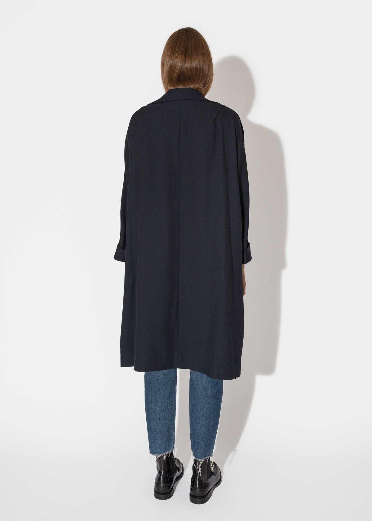 Chimala Gown Coat - Navy | Garmentory