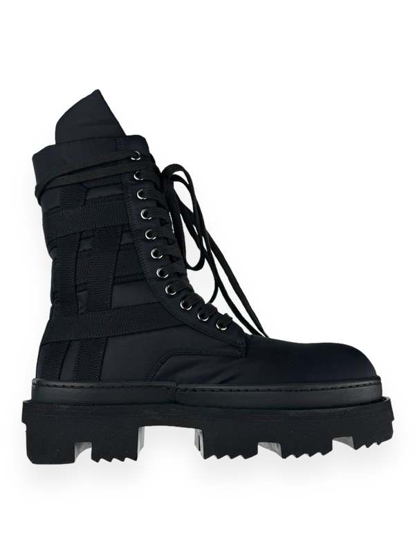 Rick Owens ARMY MEGATOOTH BOOT - Black | Garmentory