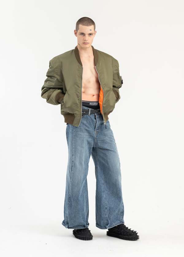 Doublet ROBOT LEGS DENIM PANTS - INDIGO | Garmentory