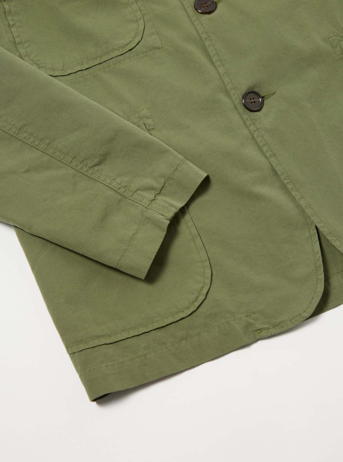 Universal Works Canvas Five Pocket Jacket - Birch Summer | Garmentory
