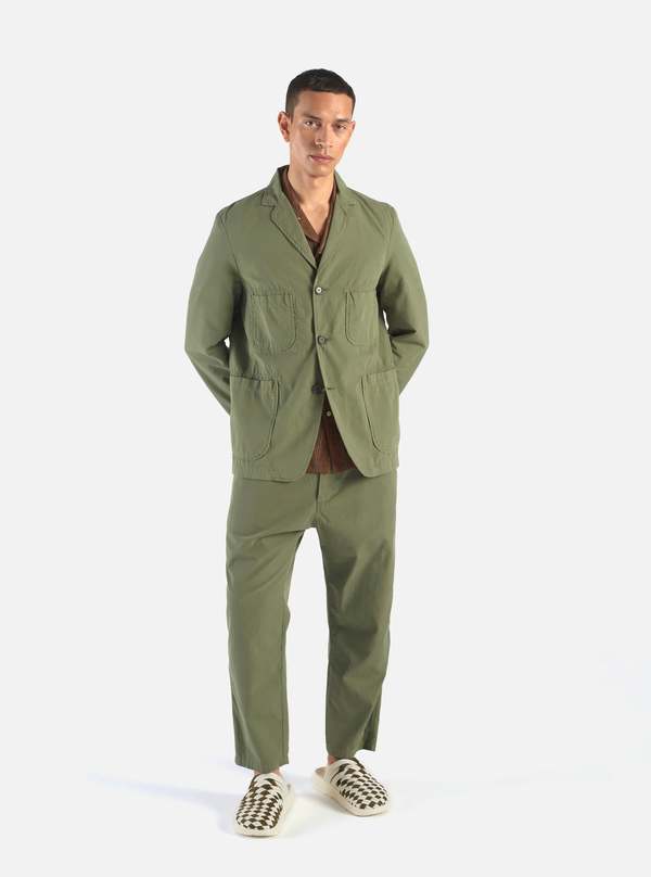 Universal Works Canvas Five Pocket Jacket - Birch Summer | Garmentory