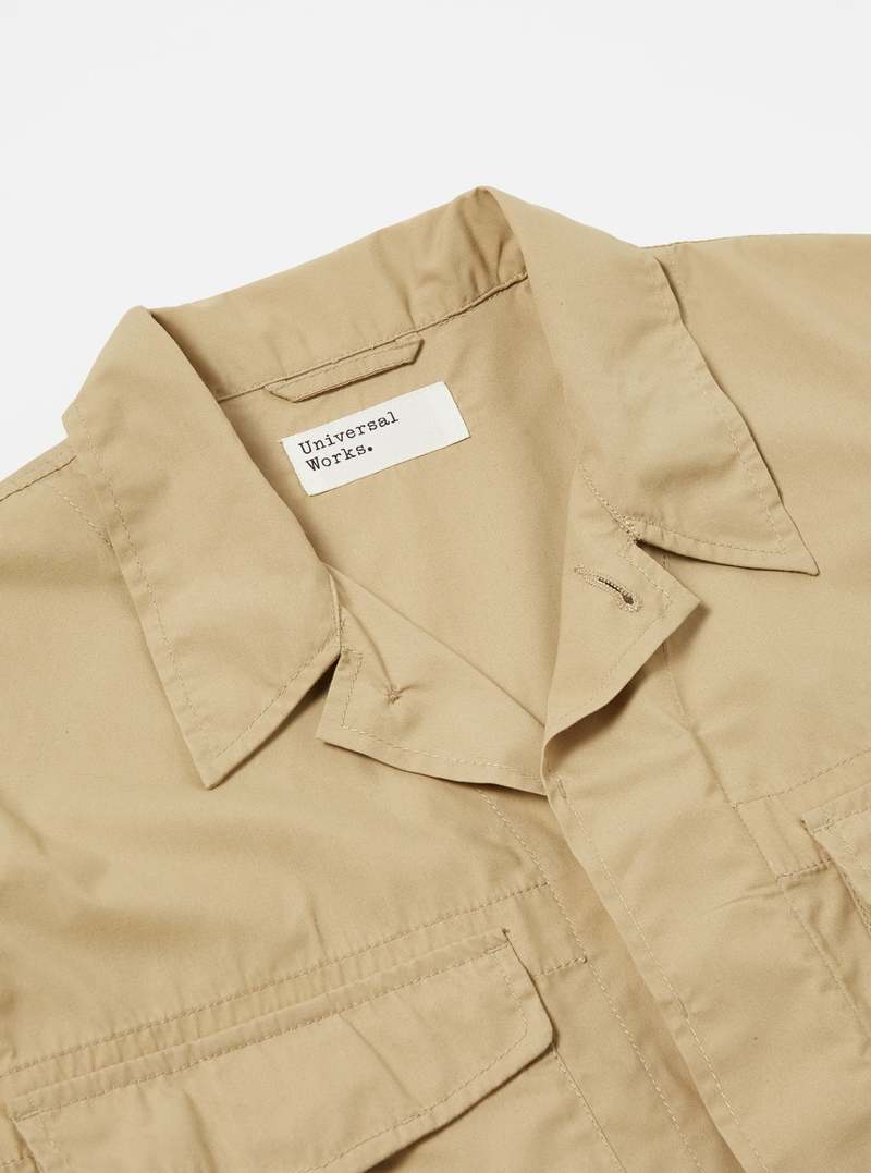 Universal Works Recycled Poly Tech Parachute Field Jacket - Sand ...