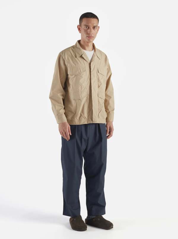 Universal Works Recycled Poly Tech Parachute Field Jacket - Sand ...
