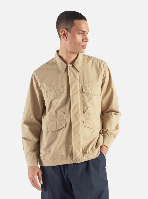 Universal Works Recycled Poly Tech Parachute Field Jacket - Sand ...
