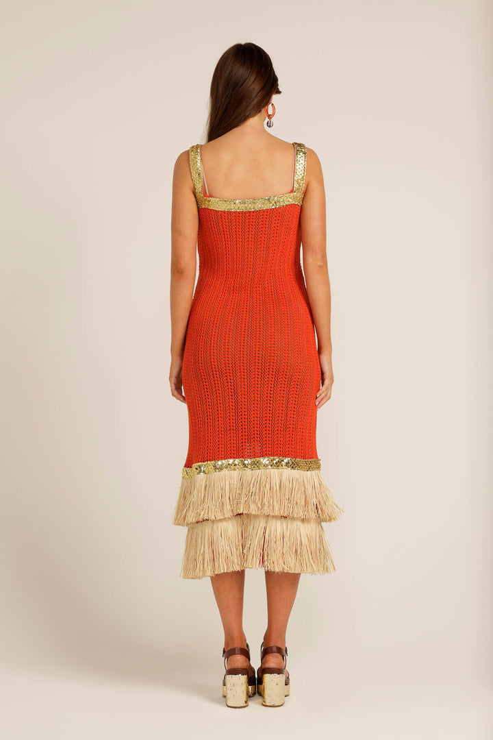 Love Bonfire Gold Glamour Knit | Garmentory