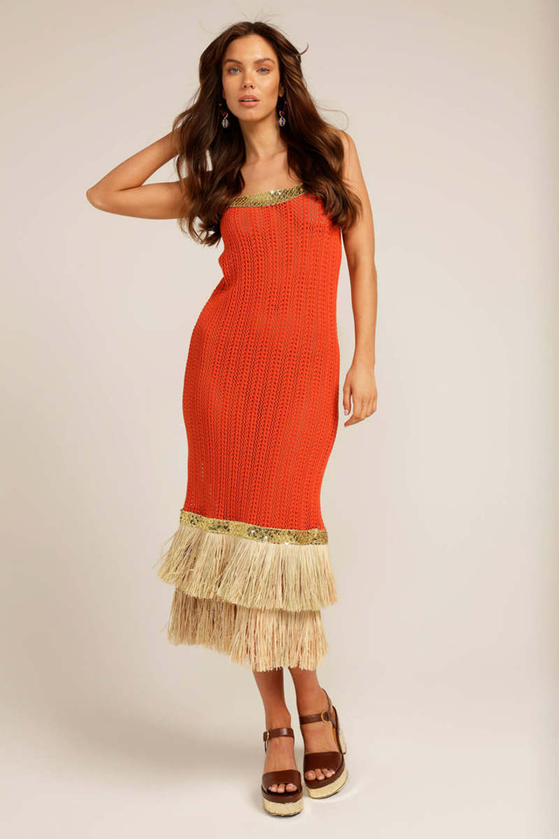 Love Bonfire Gold Glamour Knit | Garmentory