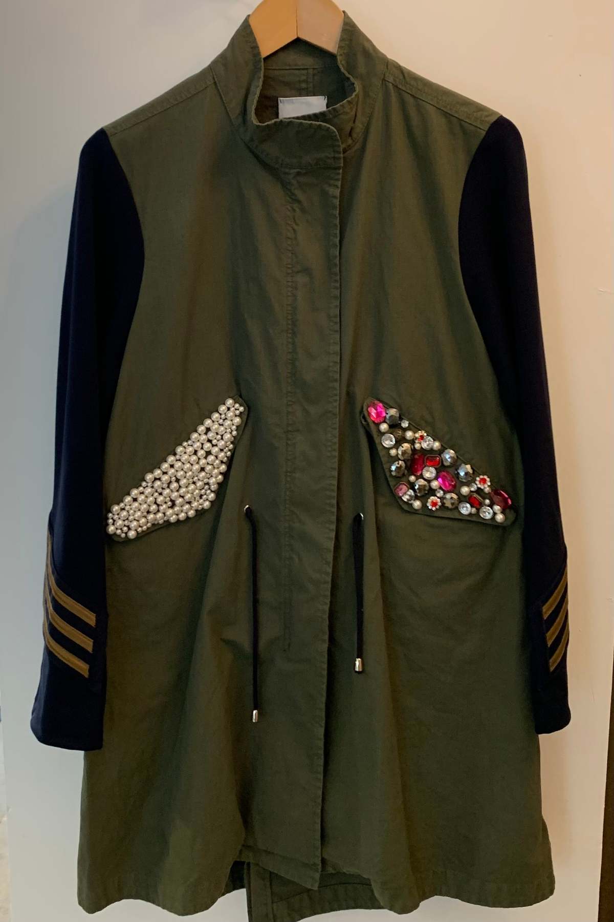 History Repeats Ricky Parka - Military Green/Navy Blue | Garmentory