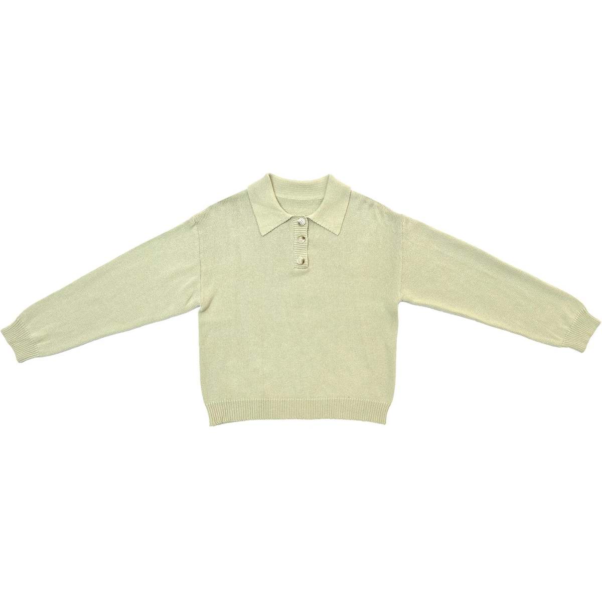 Ali Golden Polo Pullover - Mochi | Garmentory