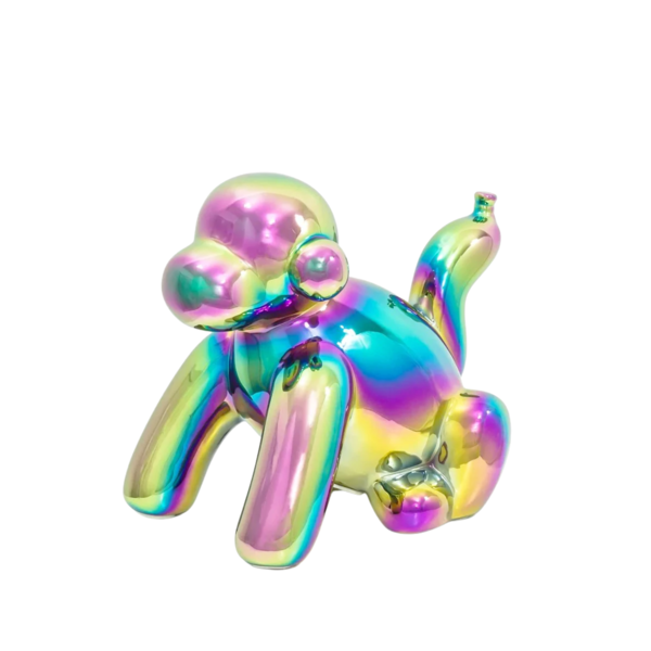 Made By Humans Large Monkey Balloon Money Bank - Rainbow | Garmentory