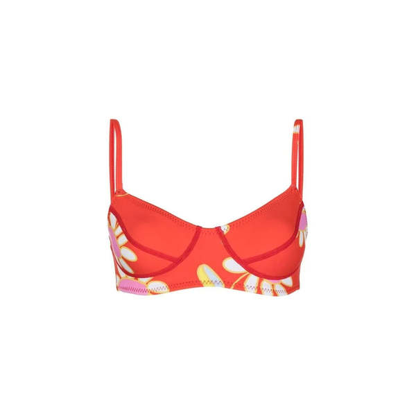 Cynthia Rowley Blossom Neoprene Bikini Top | Garmentory