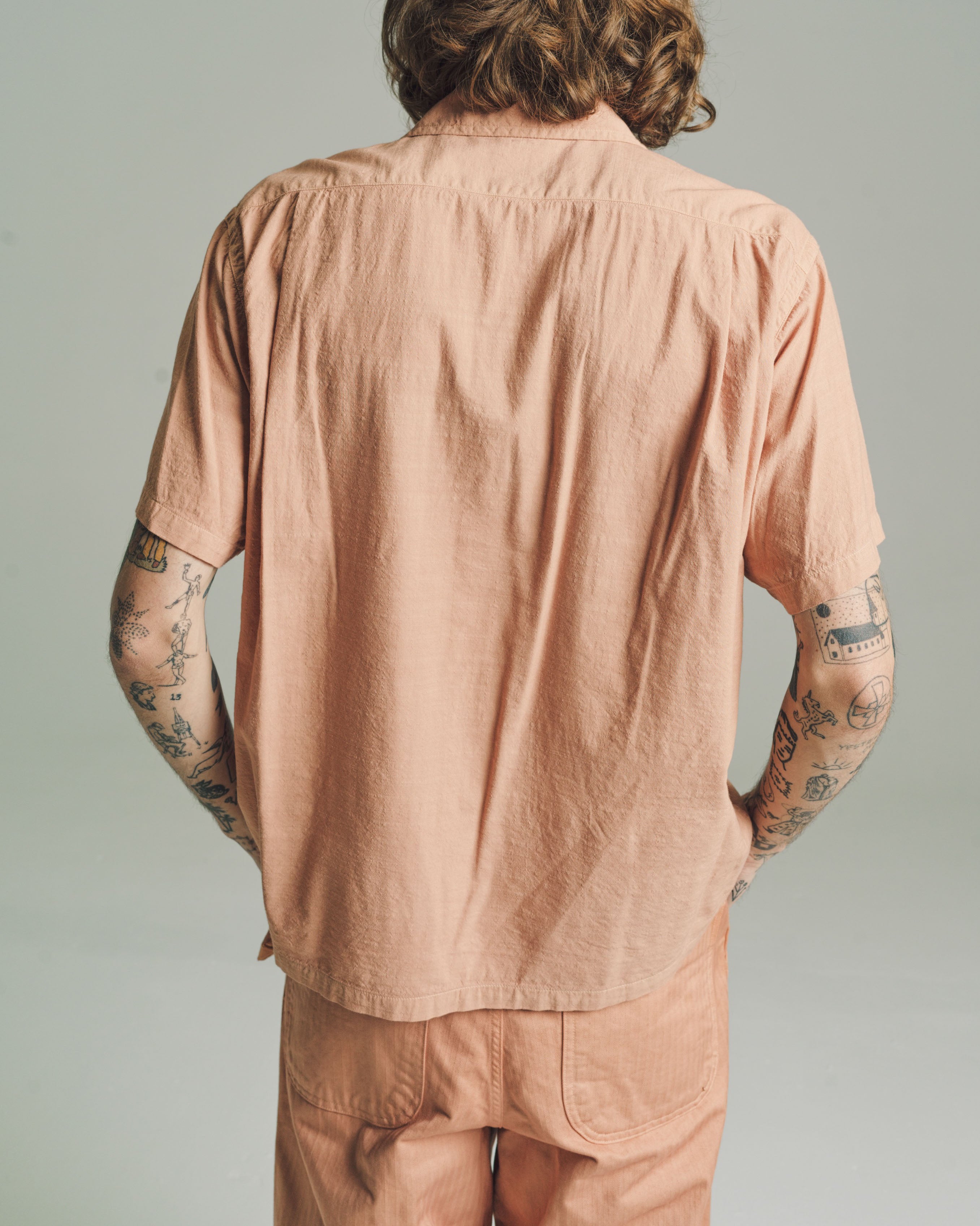 Taiga Takahashi Sakura Sur Guy Shirt - Peach | Garmentory