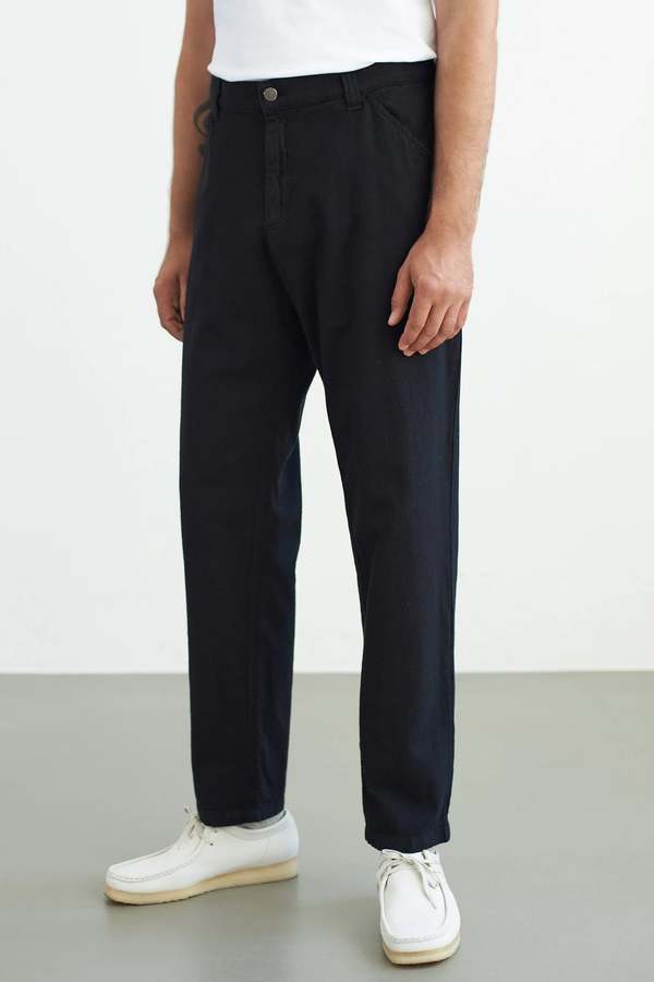 about companions olf regular trousers - Canvas Black | Garmentory