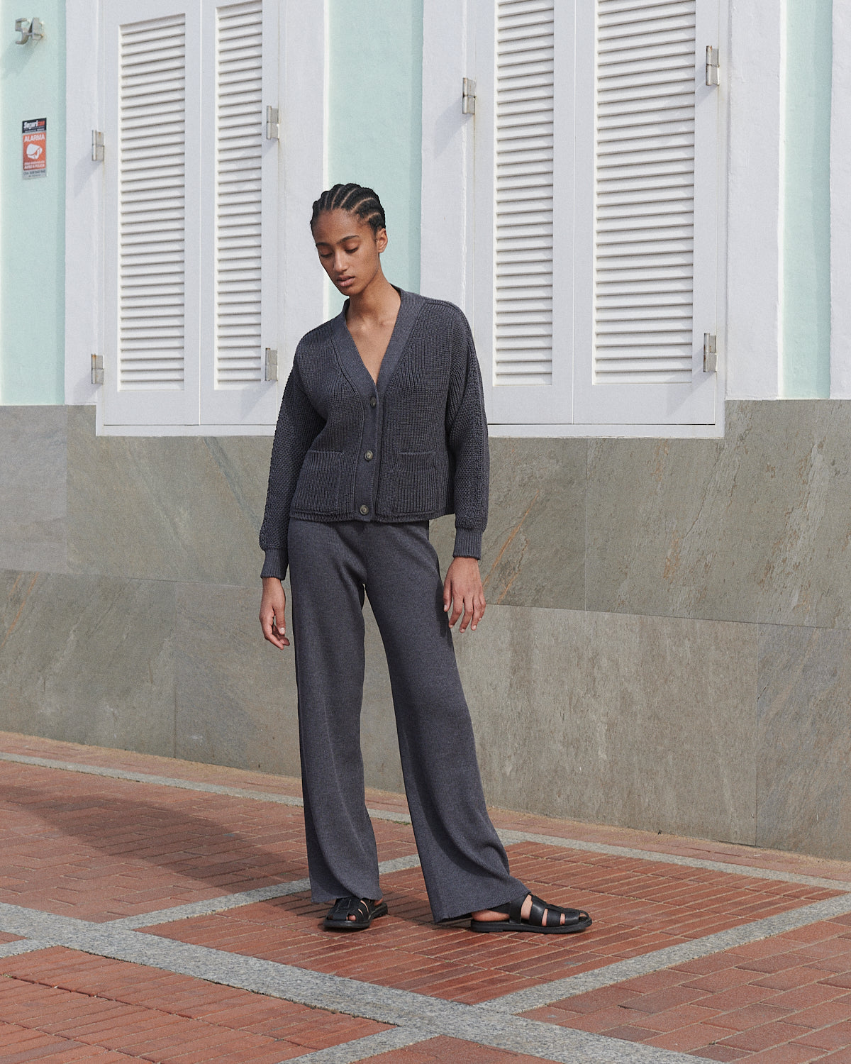 The Knotty Ones Preila Cardigan - Charcoal | Garmentory