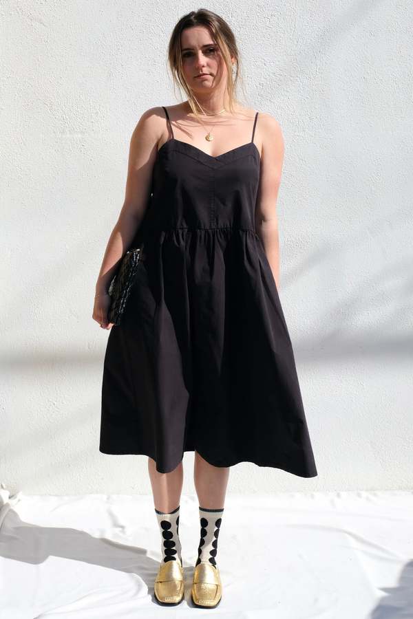 Hansel from Basel Cassia Dress - Black | Garmentory