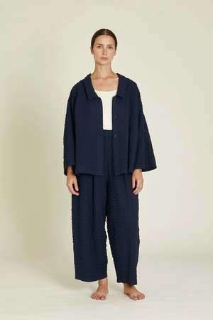 Black Crane Chelsea Collar Shirt - Multi | Garmentory