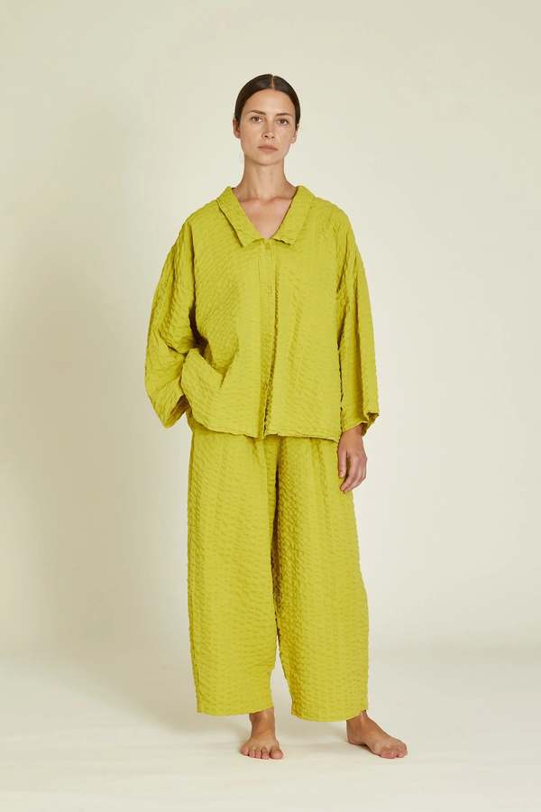 Black Crane Chelsea Collar Shirt - Multi | Garmentory