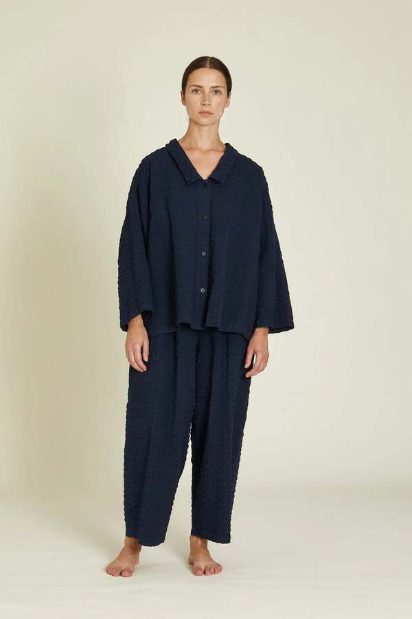 Black Crane Chelsea Collar Shirt - Multi | Garmentory