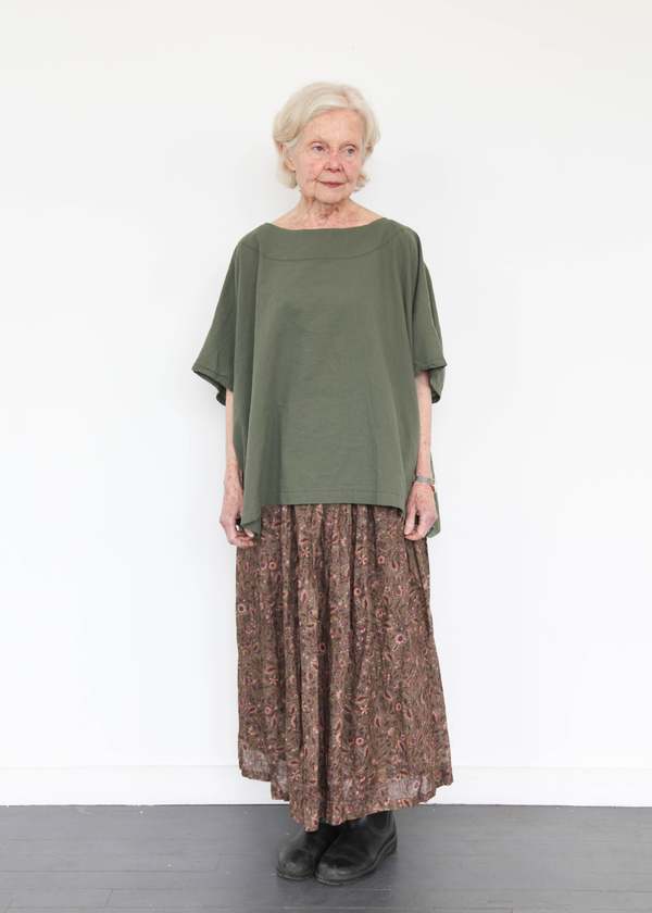 Uzi NYC Box Top - Army | Garmentory