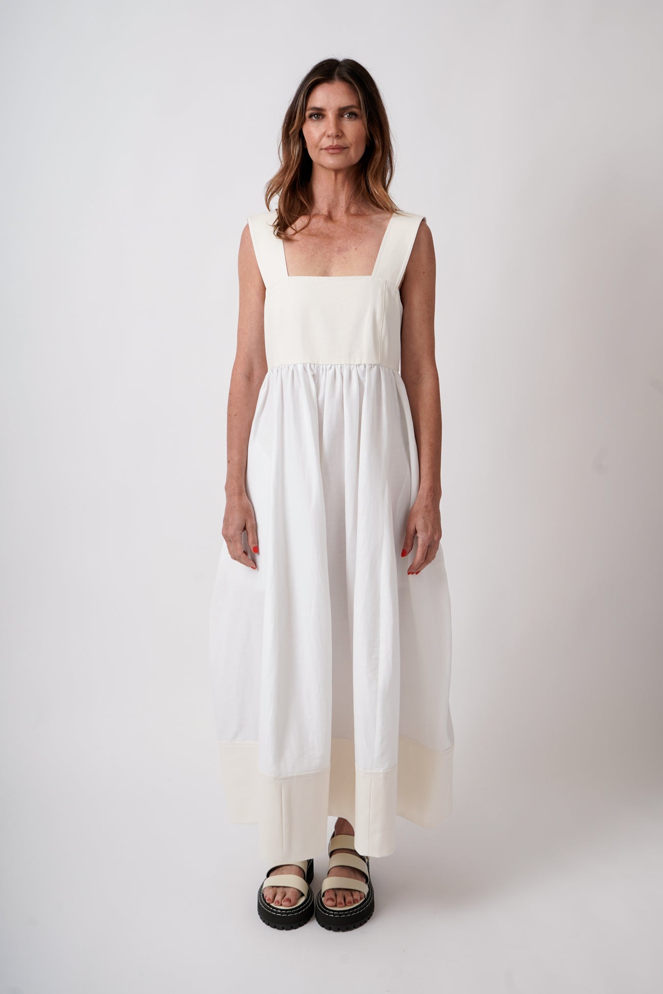 Tibi Sculpted Dress - White | Garmentory