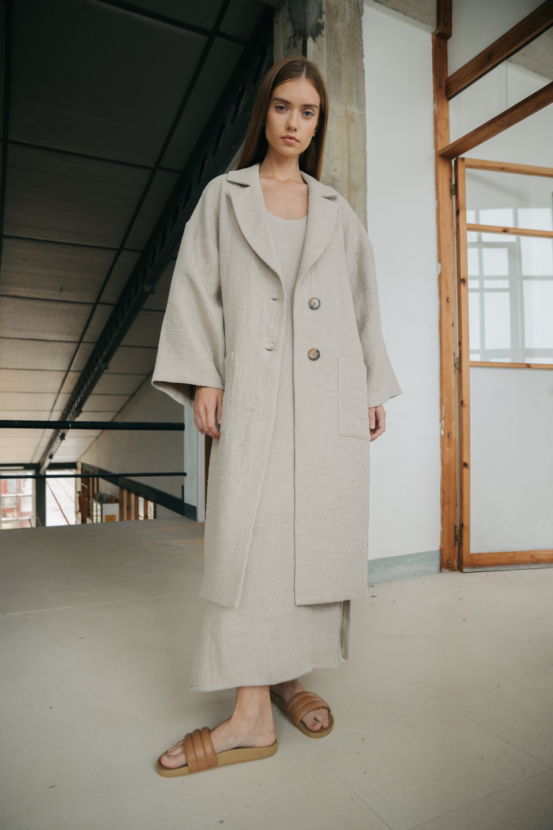 Blue Anemone Galetta Coat - Natural | Garmentory