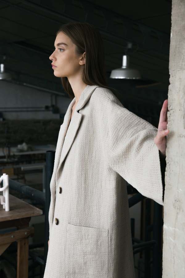 Blue Anemone Galetta Coat - Natural | Garmentory