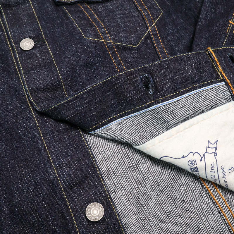 Pure Blue Japan 14oz Selvedge Denim Type 3 Jacket - Indigo | Garmentory