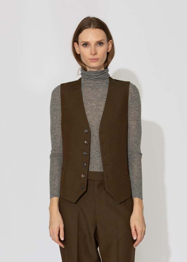 6397 Structured Vest - Earth | Garmentory