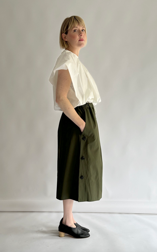 Nicholson & Nicholson Ship Skirt - Olive | Garmentory