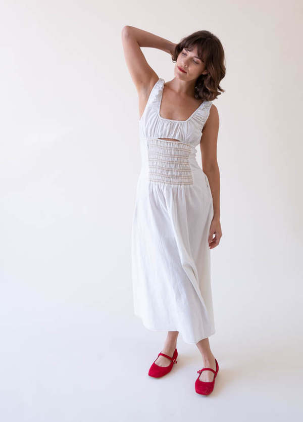 Toit Volant Bella Smocked Dress | Garmentory