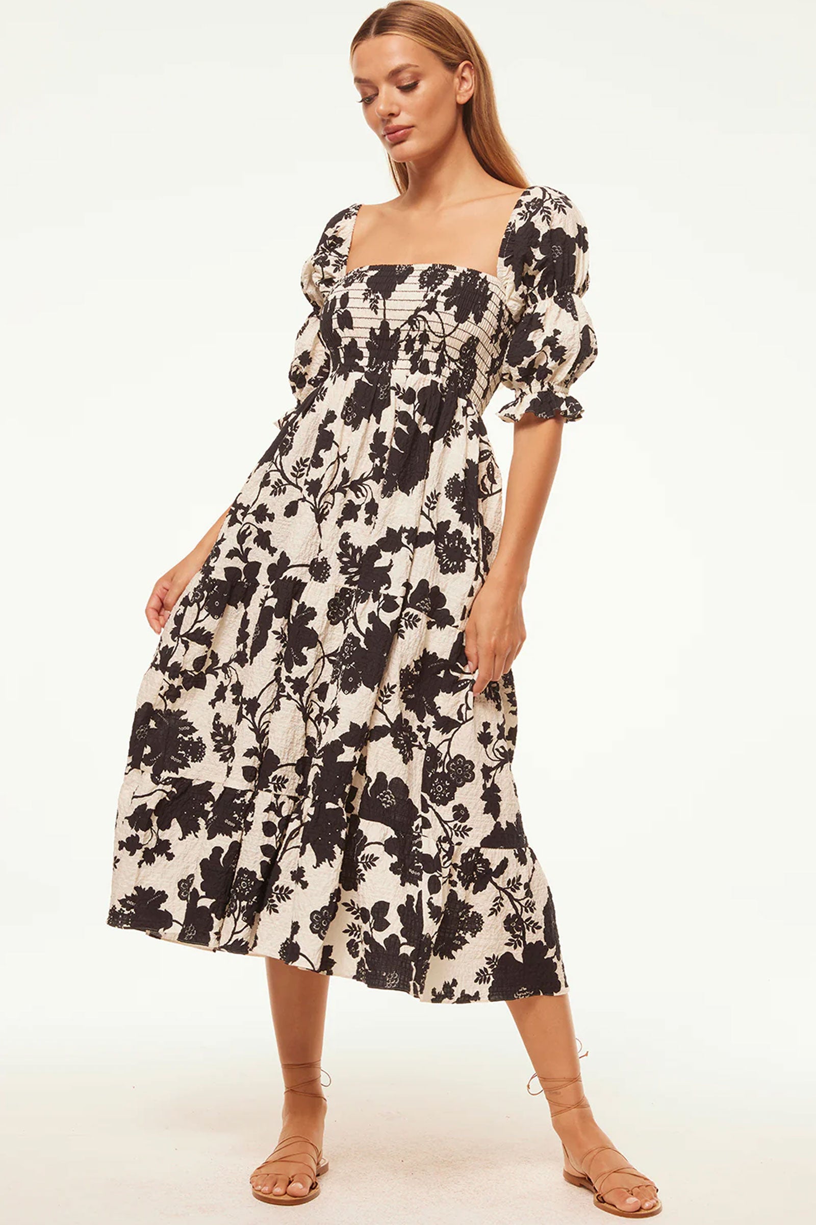 Misa Margarita Dress - Flora Negra | Garmentory