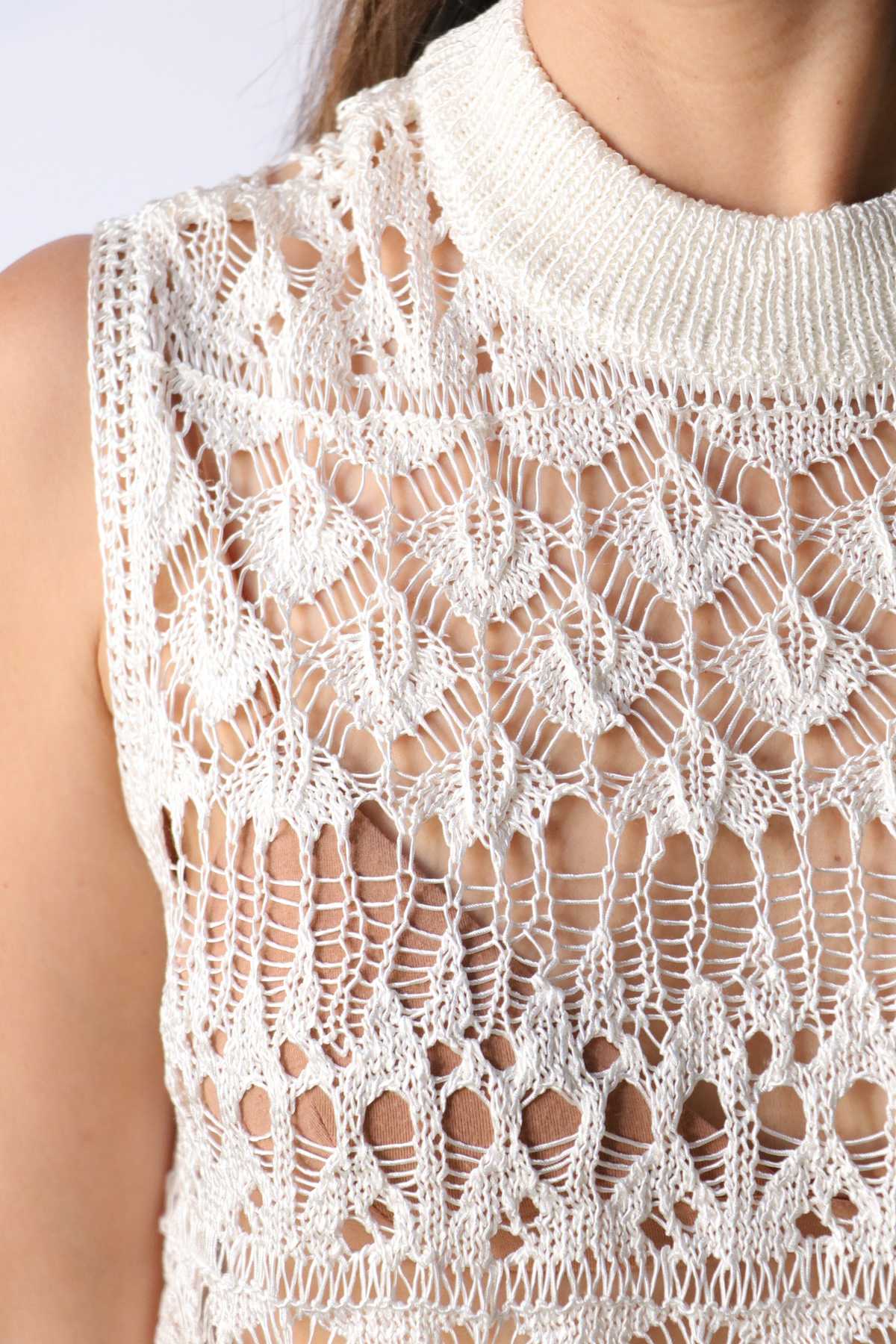 Christian Wijnants Kowie Knitted Top - White | Garmentory