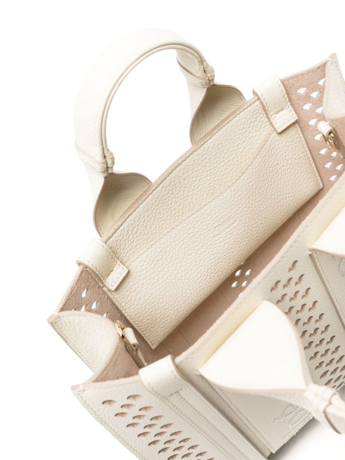 Chloé Mini Woody Tote Bag - Misty Ivory | Garmentory