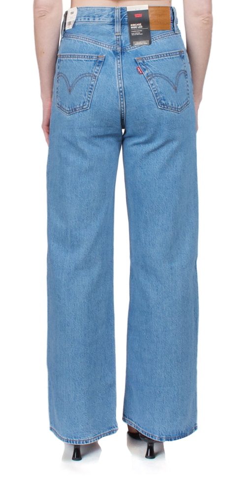 Levi's Ribcage Wide Leg Jeans - Splash Zone | Garmentory