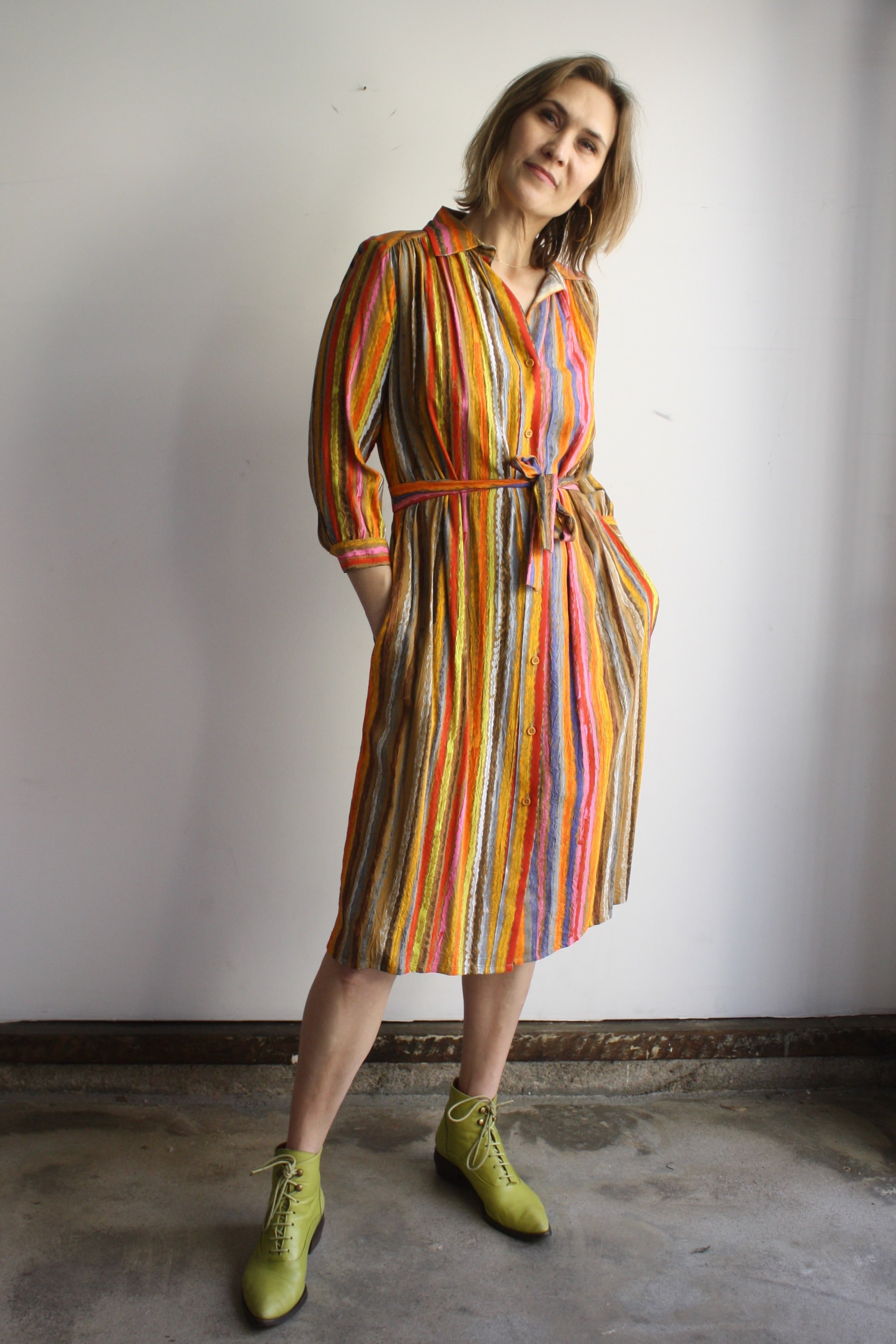 Myrtle Joan Dress - Poster Paint | Garmentory