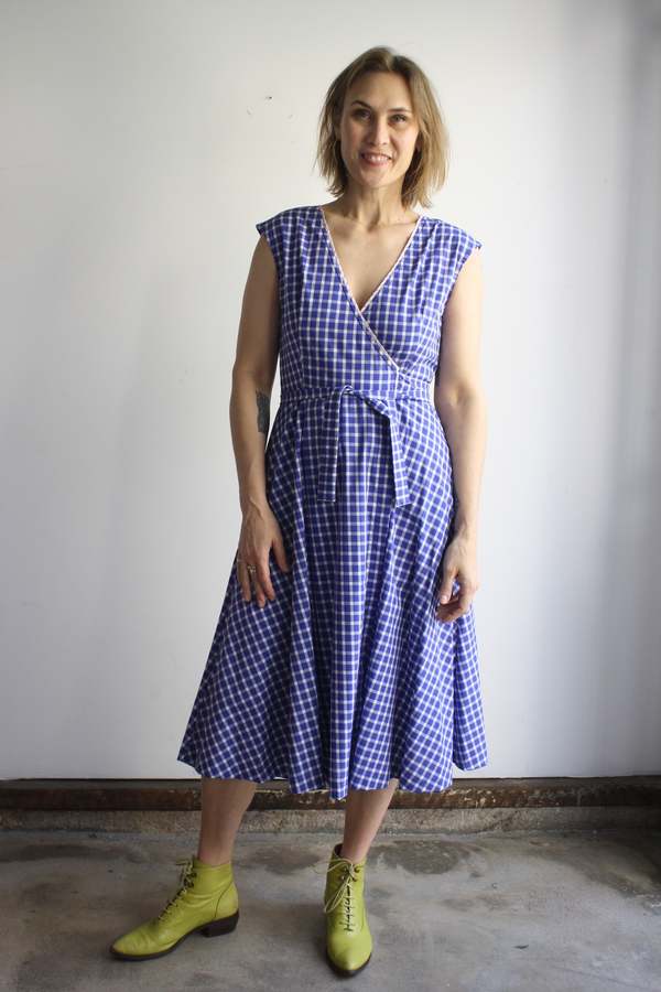 Myrtle Ruth Dress - Cobalt | Garmentory