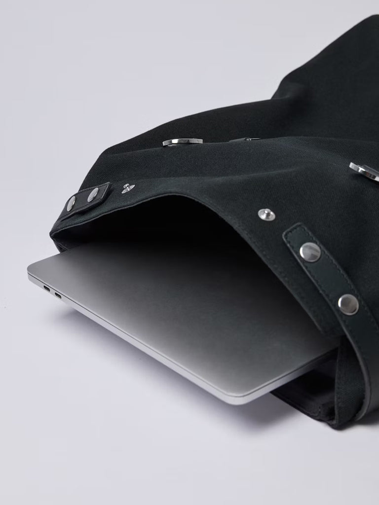 Sandqvist Hege Metal Hook Backpack - Black | Garmentory