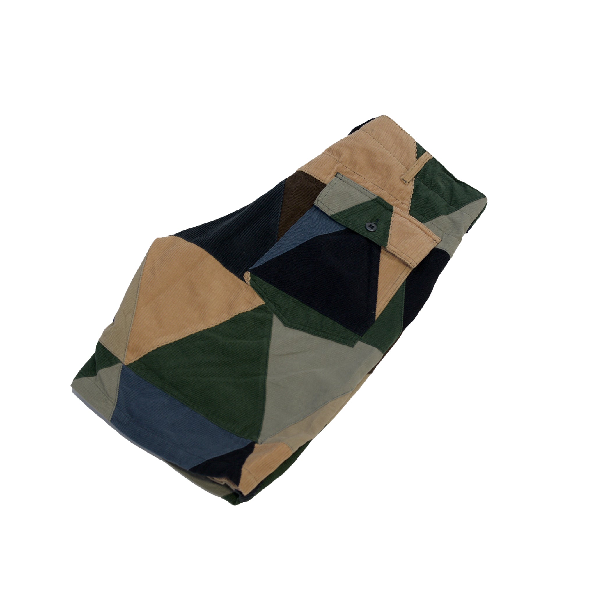Engineered Garments Fatigue Short - Multi Color Triangle Corduroy ...
