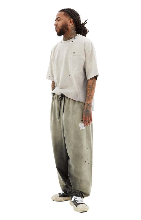 Mihara Yasuhiro Sun Faded Pants - Black | Garmentory