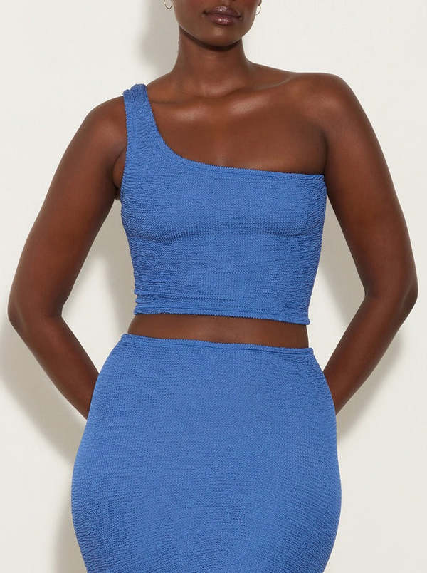 Hunza G Metallic Denim