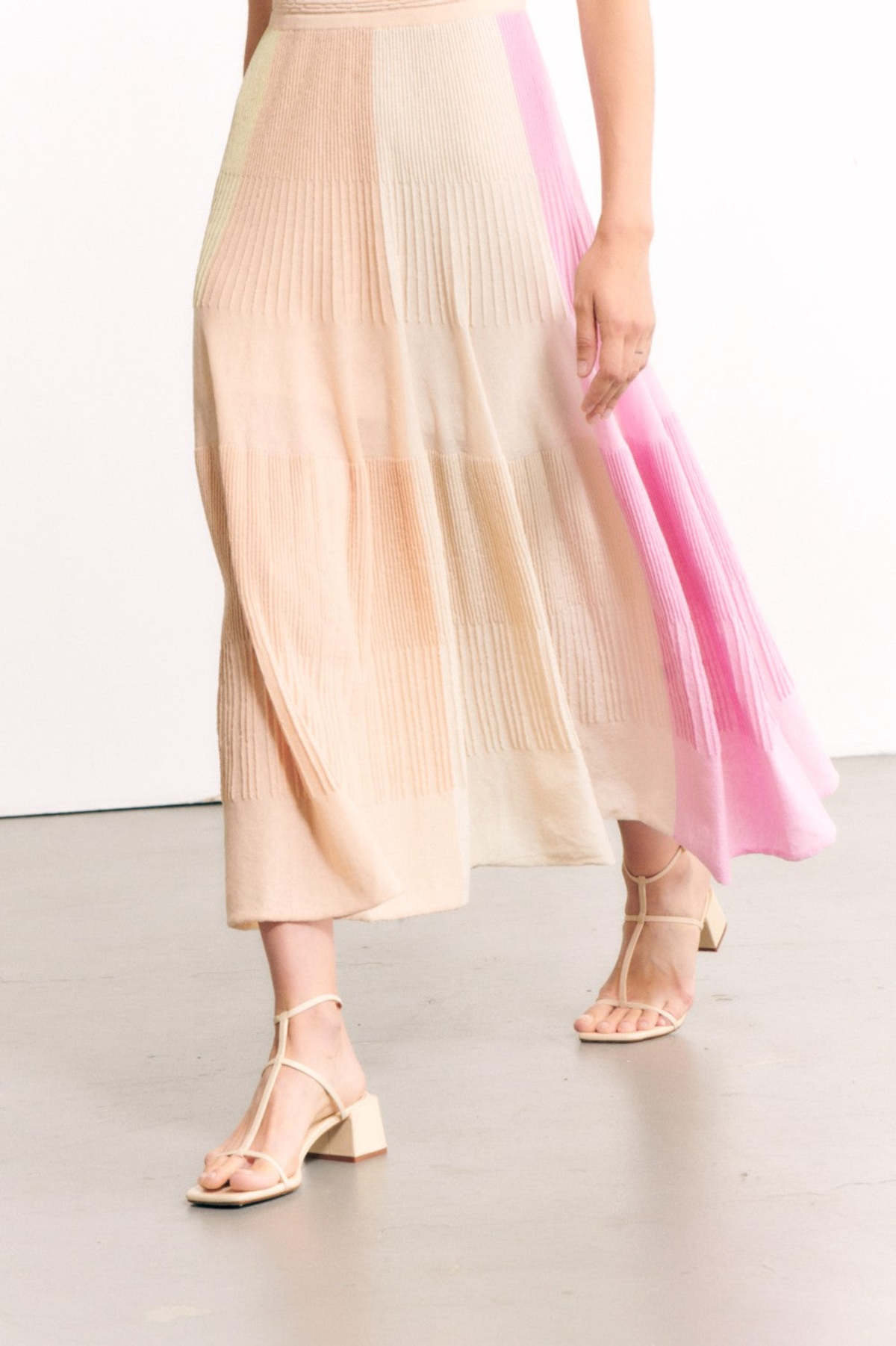 sita murt Radial Midi Dress - Multi | Garmentory