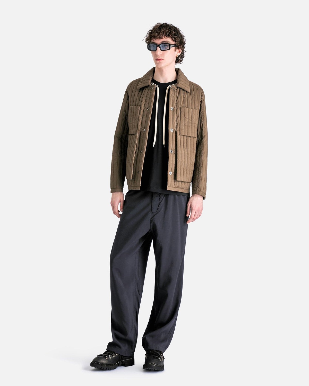 CRAIG GREEN Quilted Worker Jacket - Brown | Garmentory