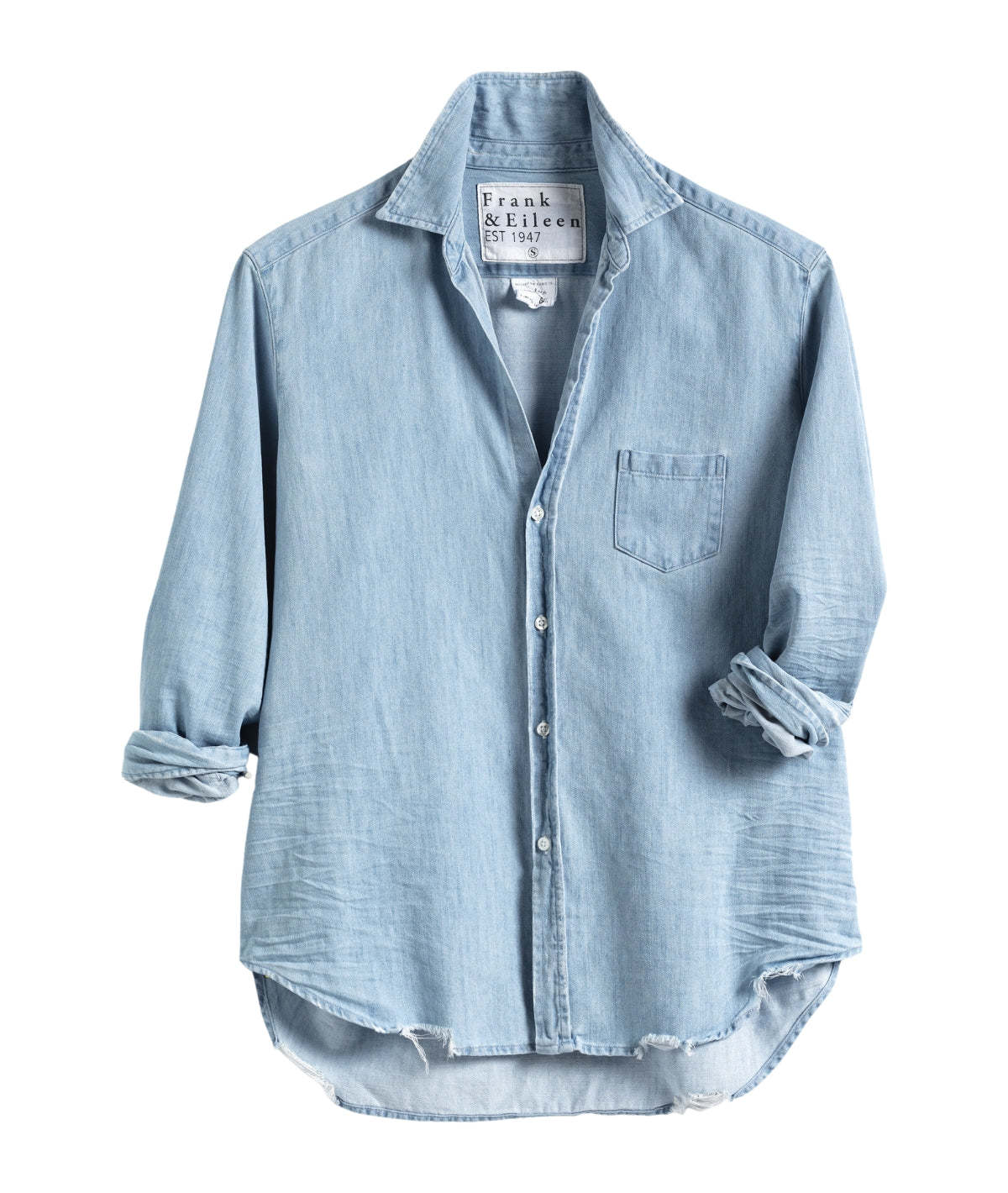 Frank & Eileen Eileen Relaxed Button-Up Shirt - Classic Blue/Tattered ...