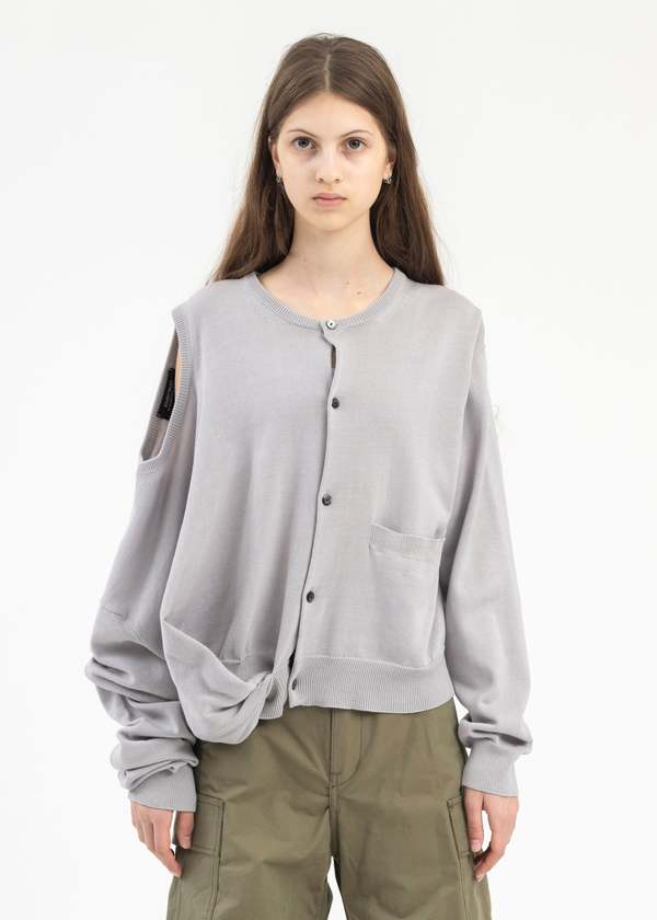 Doublet Ai Image Generation Mistake Knitwear - Grey | Garmentory