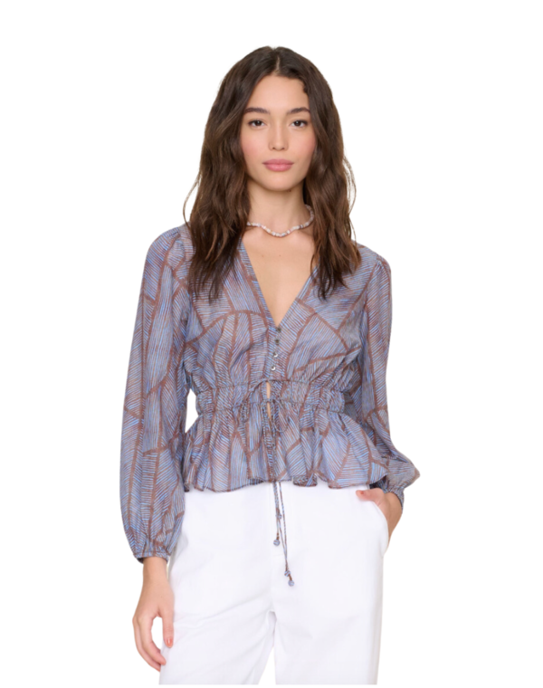 Xirena Fate Top - Cyan Geode Multi | Garmentory