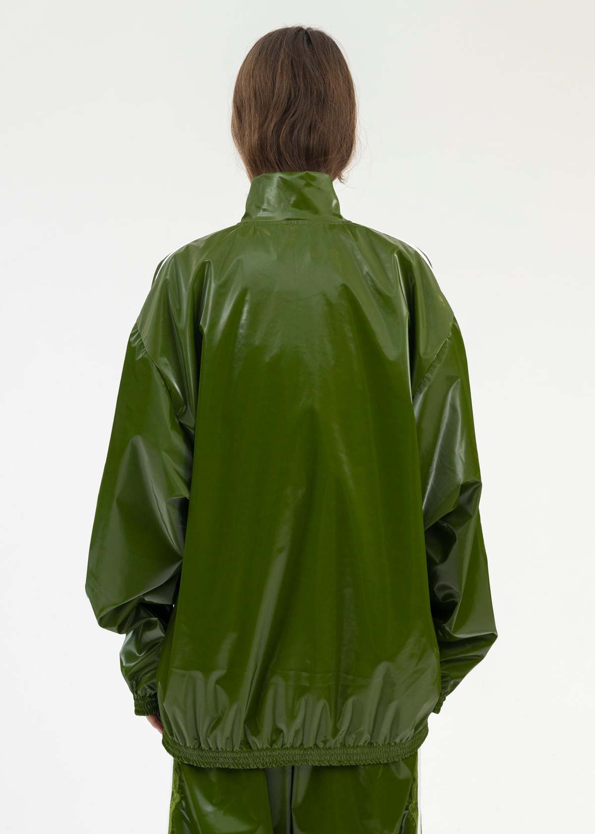 Doublet LAMINATE TRACK JACKET - KHAKI | Garmentory