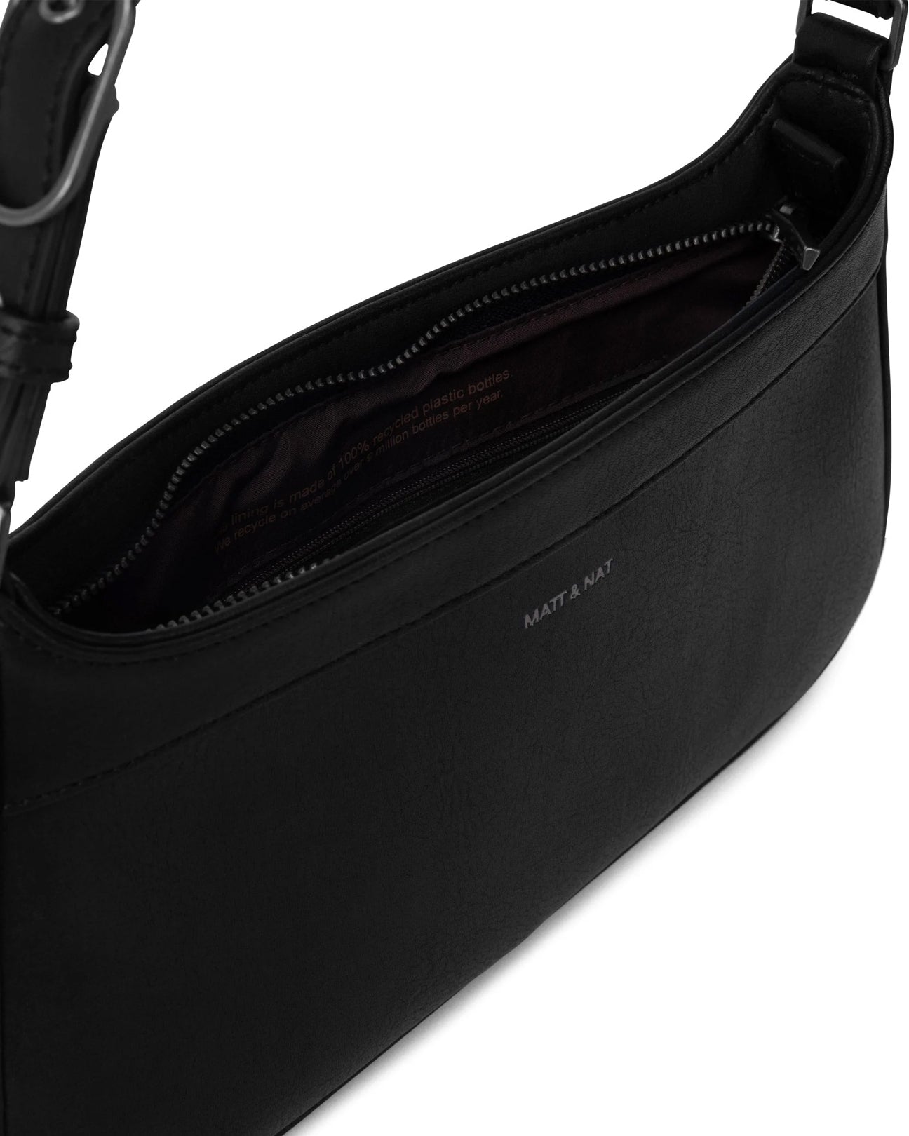 Matt & Nat Reve Arbor Vegan Shoulder Bag - Black | Garmentory
