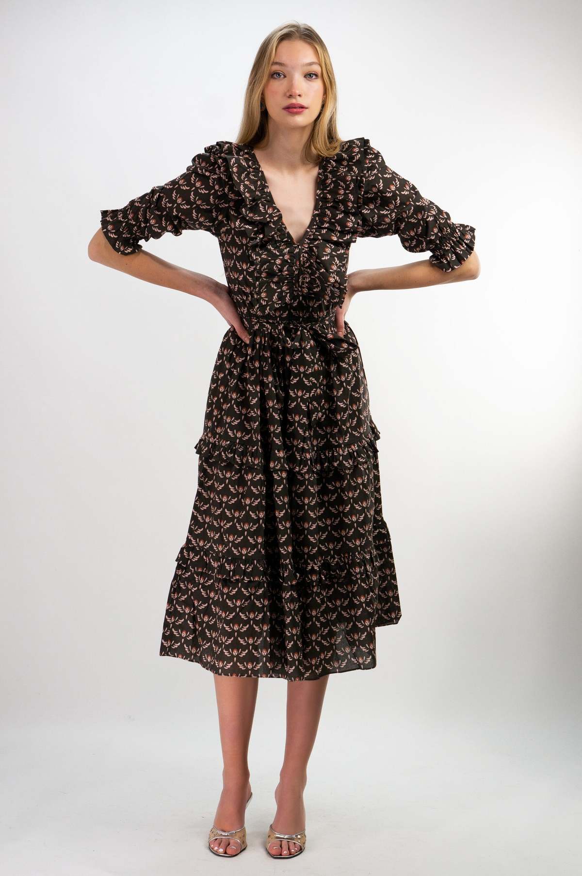 Kristinit Chiara Dress - Angel Print | Garmentory