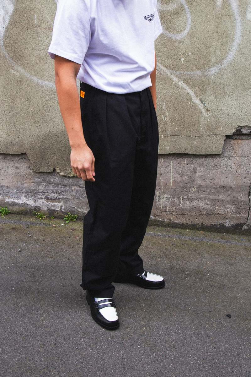 Service Works Twill Part Timer Pant - Black | Garmentory