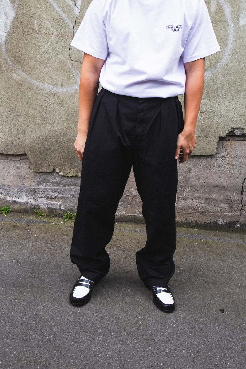 Service Works Twill Part Timer Pant - Black | Garmentory