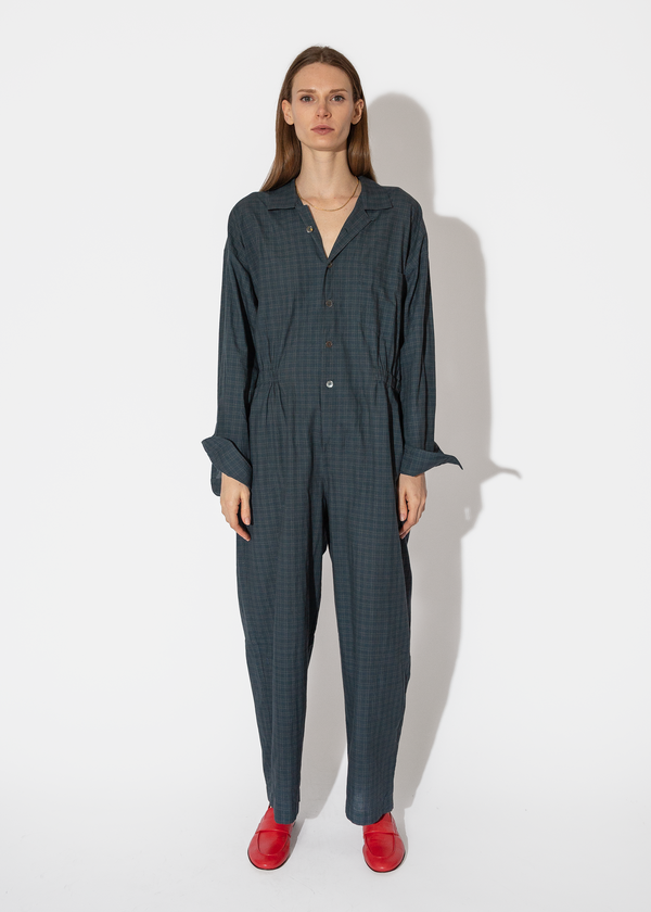 6397 Relaxed Jumpsuit - Overdyed Plaid | Garmentory